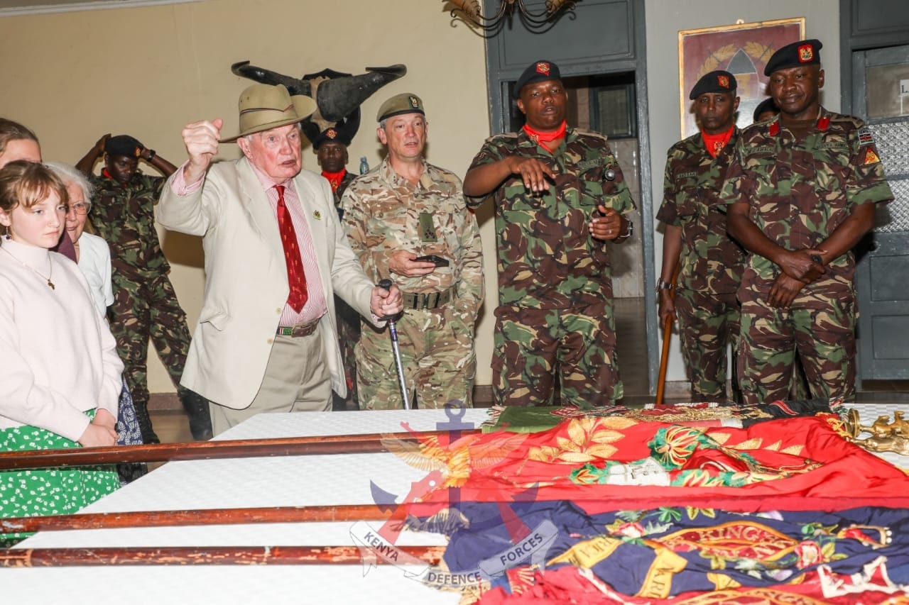 FIRST ADJUTANT OF 3 KENYA RIFLES VISITS LANET BARRACKS – Ministry of ...